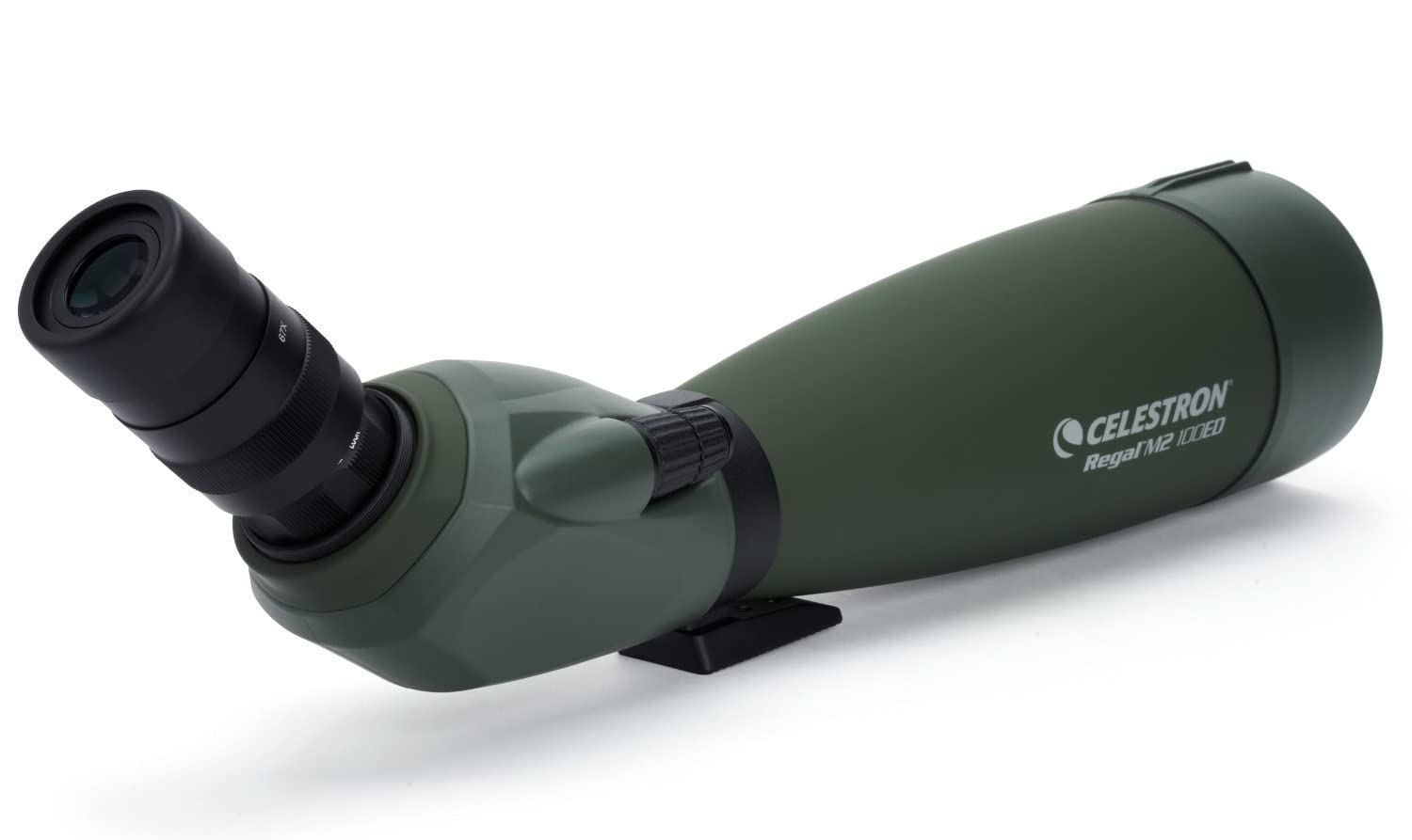 Celestron Regal M2 100ED Spotting Scope – ED Glass for Hunting, Birding and Outdoor Actvities – Phase and Dielectric Coated BaK-4 Prism – Fully Multi-Coated Optics – Dual Focus – 22-67x Zoom Eyepiece