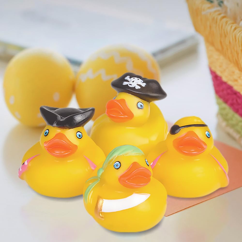 Rhode Island Novelty 2" Pirate Rubber Duckies (1 Dozen)