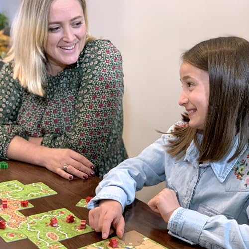 Carcassonne The Tower Board Game EXPANSION - Reach for the Skies in a New Dimension! Medieval Strategy Game for Kids and Adults, Ages 7+, 2-6 Players, 45 Minute Playtime, Made by Z-Man Games