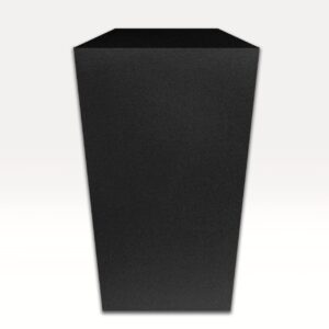 acoustimac low frequency bass trap dmd 4' x 2' x 4" black corner