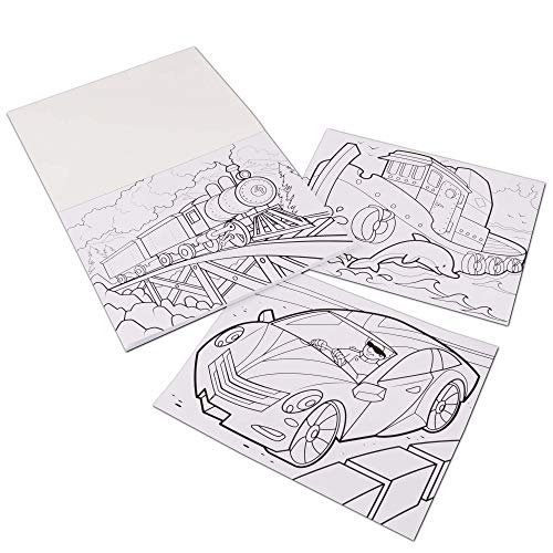 Melissa & Doug Jumbo Colouring Book Vehicles | Activity Pad | Coloring Book | 3+ | Gift for Boy or Girl