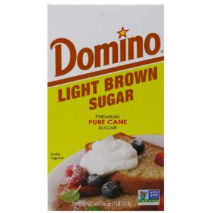 domino light brown sugar 1 lb 2 pack