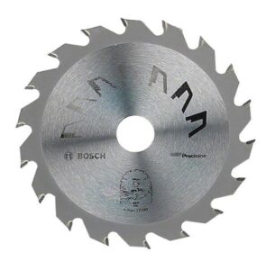 bosch 2609256932 precision circular saw blade with 18 teeth/carbide/clean cut / 127 mm diameter / 20 mm bore/reduction ring / 2.5 mm cutting width