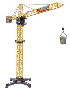 dickie toys 40" giant crane playset , yellow