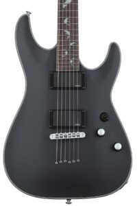 schecter damien platinum 6 sbk - satin black