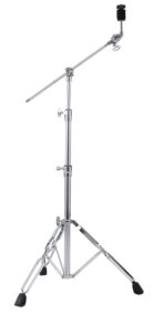 pearl bc830 double-braced cymbal boom stand, medium weight boom stand with gearless unilock cymbal tilter, three-tier height adjustment, and sturdy double-braced legs.