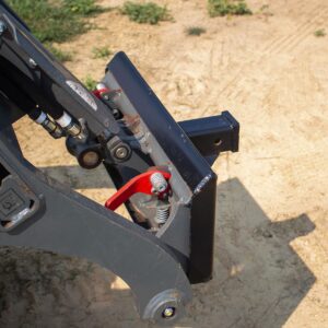 Titan Attachments Mini Skid Steer Receiver Hitch Mount Plate, 1/4" Thick Toro Dingo Quick Tach Mount Plate, 2" Receiver Hitch, Weld-On or Bolt Surface