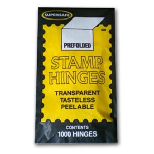 Supersafe Stamp Hinges TWO Packs of 1000 -- Total of 2000 Hinges