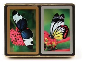 congress butterfly playing cards - standard index (pack of 2), multicolor