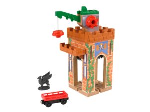 thomas & friends wooden railway, castle crane