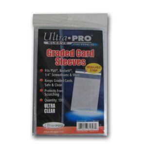 ultra pro graded card sleeve (100 sleeves)