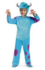 disney pixar monsters university sulley toddler classic costume, 3t-4t