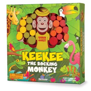 Blue Orange Games Keekee The Rocking Monkey Award Winning Wooden Skill Building Balancing Game for Kids