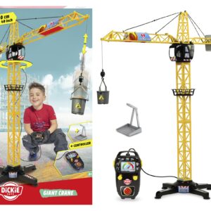 Dickie Toys 40" Giant Crane Playset , Yellow