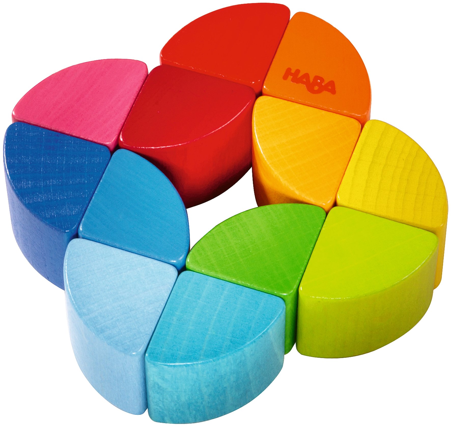 HABA Rainbow Ring Wooden Baby Fidget Toy (Made in Germany)