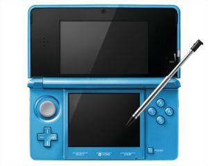 nintendo 3ds console-light blue (japanese imported version - only plays japanese version games)