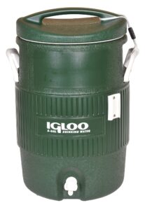 igloo 400 series 5 gallon, one size, hunter green, white, hunter green, white