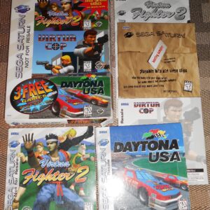 Sega Saturn 3 Free Games Promo NIB (Virtua Fighter 2/Virtua Cop/Daytona USA)