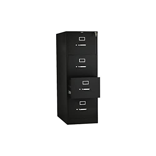 HON 310-Series 4-Drawer Legal File, Black