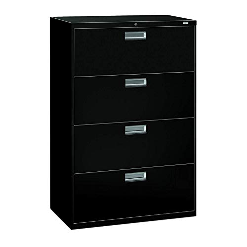 600 Series 36"W 4-Drawer File Finish: Black