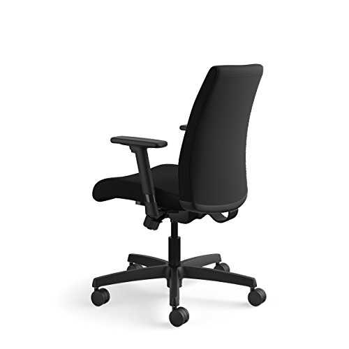 The HON Company HONIT105CU10 Ignition Task Chair, Upholstered Back, Black (Centurion)