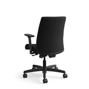 The HON Company HONIT105CU10 Ignition Task Chair, Upholstered Back, Black (Centurion)