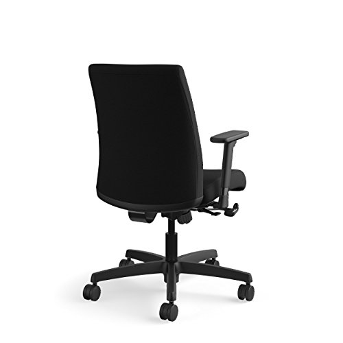 The HON Company HONIT105CU10 Ignition Task Chair, Upholstered Back, Black (Centurion)