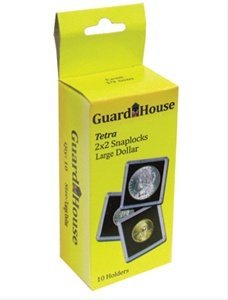 2x2 large dollar tetra snaplock -10 per box by guardhouse