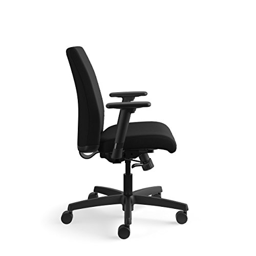 The HON Company HONIT105CU10 Ignition Task Chair, Upholstered Back, Black (Centurion)