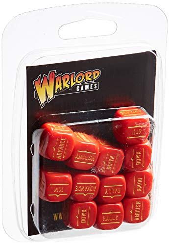 Bolt Action WWII Military Wargaming Red Dice Pack of 12