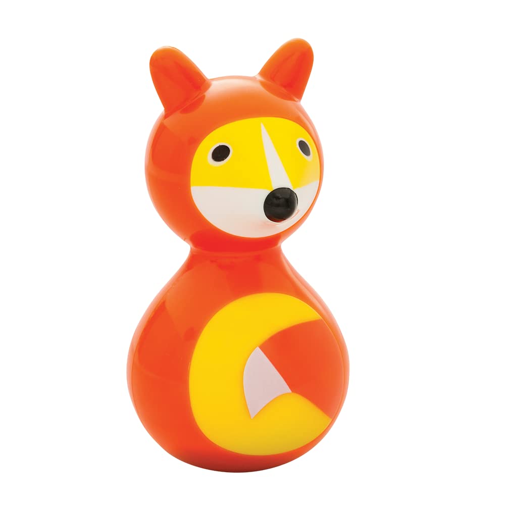 Kid O Wobbles Fox - Action Animal Toy Figure, Forest Theme, Multi-Colored Plastic, 12+ Months