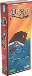 dixit quest board game - expand your imagination with 84 new cards! creative storytelling game, fun family game for kids & adults, ages 8+, 3-6 players, 30 minute playtime, made by libellud