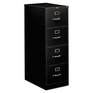 hon 310-series 4-drawer legal file, black