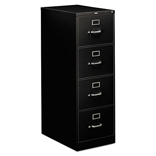 HON 310-Series 4-Drawer Legal File, Black