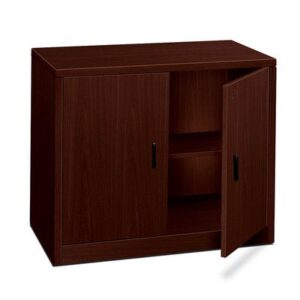 10500 series 2 door credenza finish: mahogany