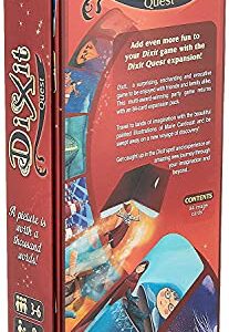 Dixit Quest Board Game - Expand Your Imagination with 84 New Cards! Creative Storytelling Game, Fun Family Game for Kids & Adults, Ages 8+, 3-6 Players, 30 Minute Playtime, Made by Libellud