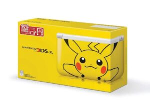 nintendo 3ds xl - yellow pikachu