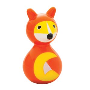 Kid O Wobbles Fox - Action Animal Toy Figure, Forest Theme, Multi-Colored Plastic, 12+ Months