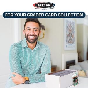 BCW 1ct Graded Shoe Box | Cardboard Card Storage Box Holds 300 3x4 Toploaders | 100 Graded Cards | PSA, BGS, SGC Compatible | Sports Card Storage Box