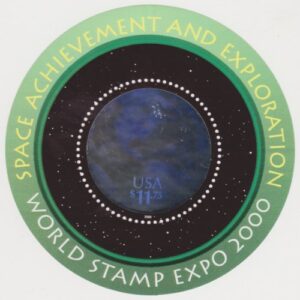 achievement and exploration $11.75 hologram stamp scott 3412