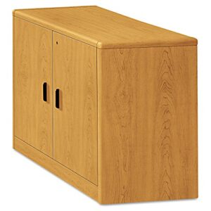 hon 107291cc 10700 series locking storage cabinet, 36w x 20d x 29 1/2h, harvest