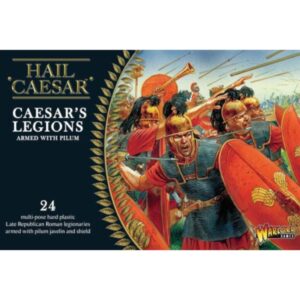 warlord games hail caesar: caesarian roman legions armed with pilum military table top wargaming plastic model kit wgh-cr-01,unpainted