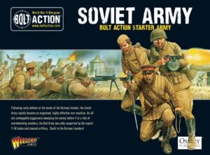 warlord bolt action soviet army starter army pack 1:56 wwii military wargaming plastic model kit, small