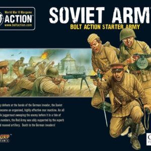 WarLord Bolt Action Soviet Army Starter Army Pack 1:56 WWII Military Wargaming Plastic Model Kit, Small