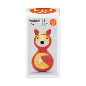 Kid O Wobbles Fox - Action Animal Toy Figure, Forest Theme, Multi-Colored Plastic, 12+ Months