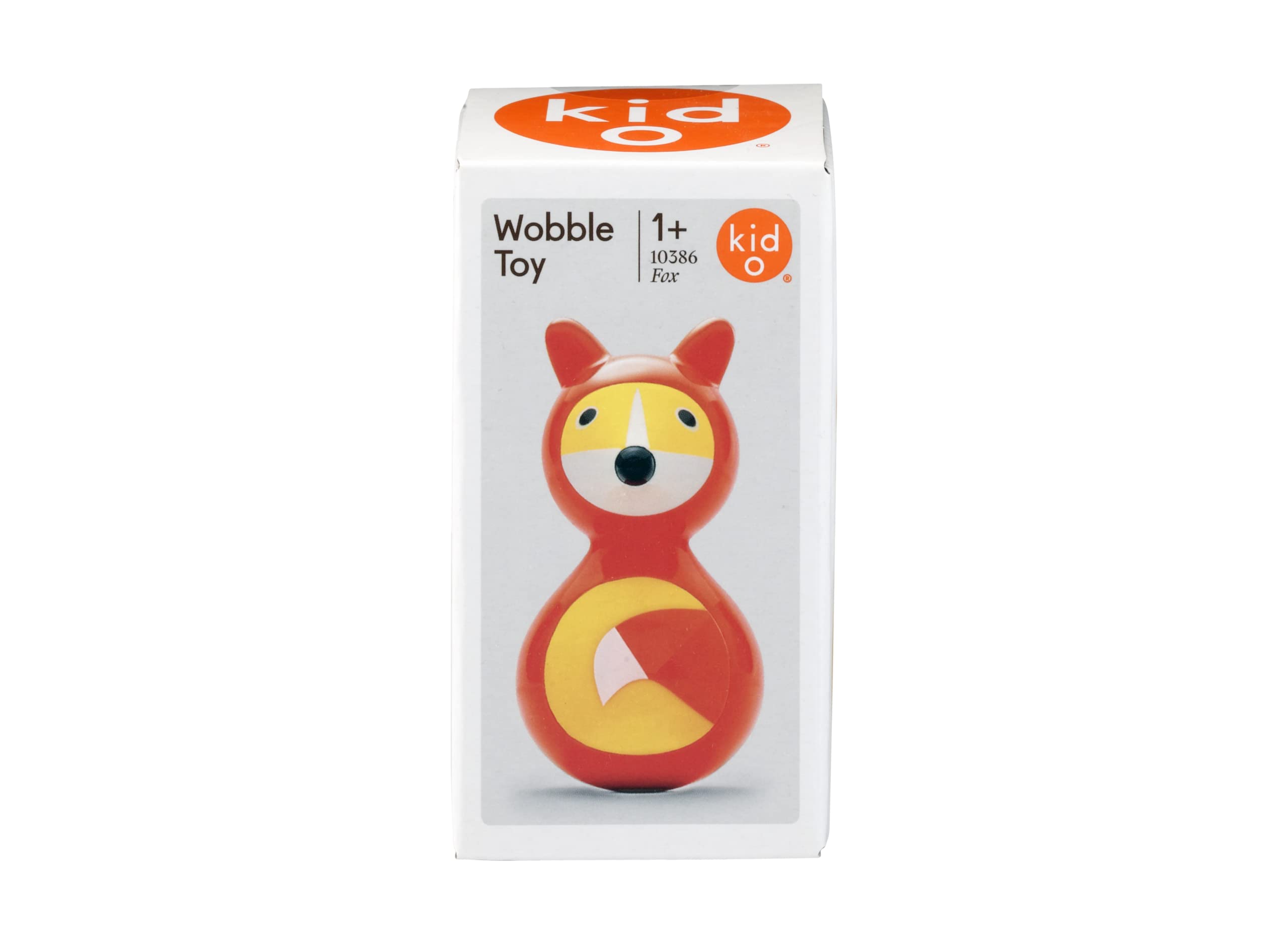 Kid O Wobbles Fox - Action Animal Toy Figure, Forest Theme, Multi-Colored Plastic, 12+ Months