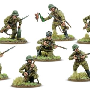 WarLord Bolt Action Soviet Army Starter Army Pack 1:56 WWII Military Wargaming Plastic Model Kit, Small