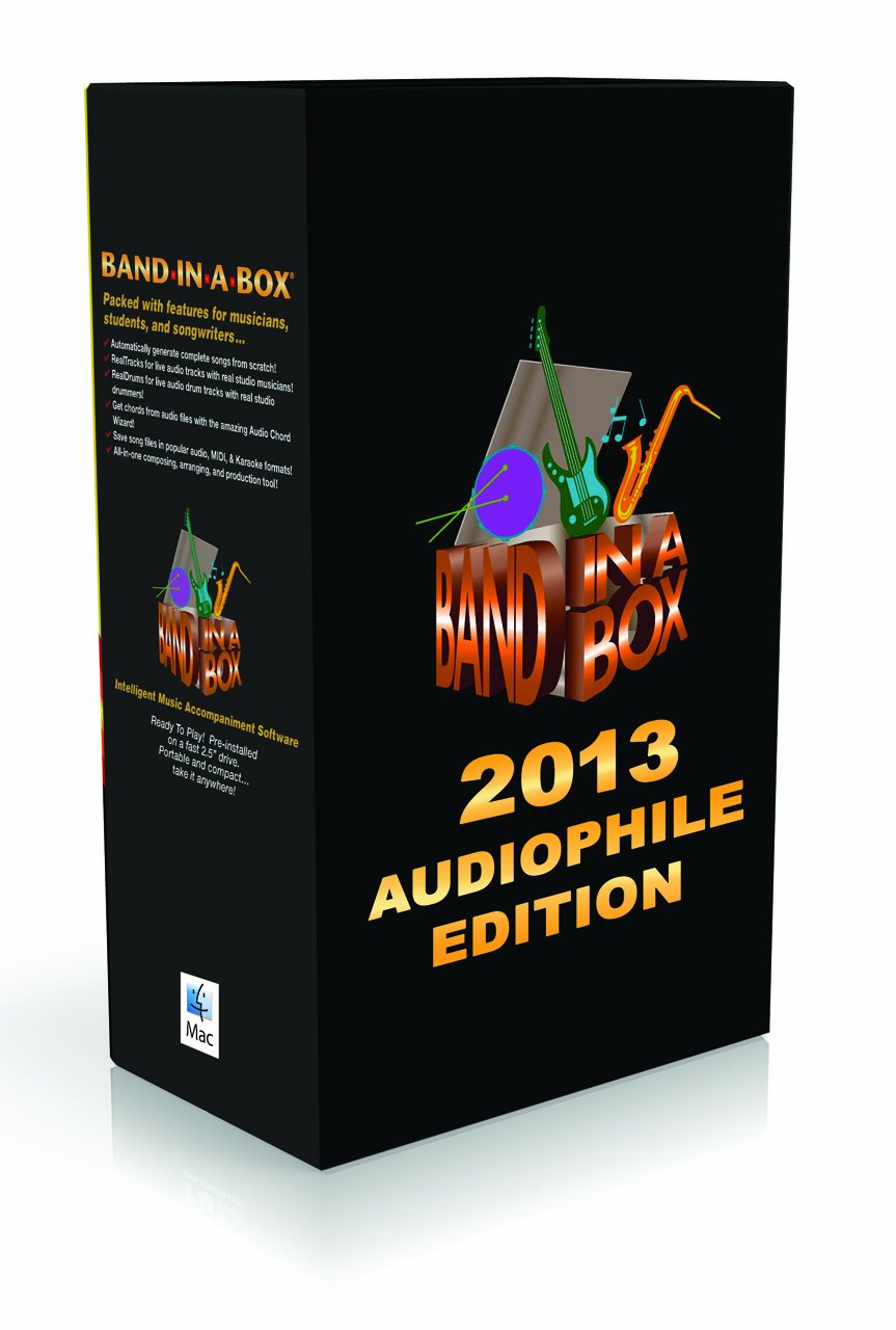 Band-in-a-Box 2013 Audiophile Edition [Old Version, Mac USB Hard Drive]