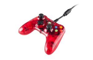 powera mini pro ex wired controller for xbox 360 - red