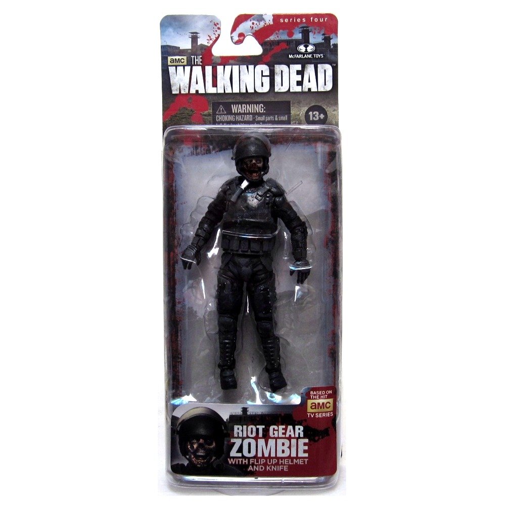 McFarlane Toys The Walking Dead TV Series 4 Riot Gear Zombie Action Figure